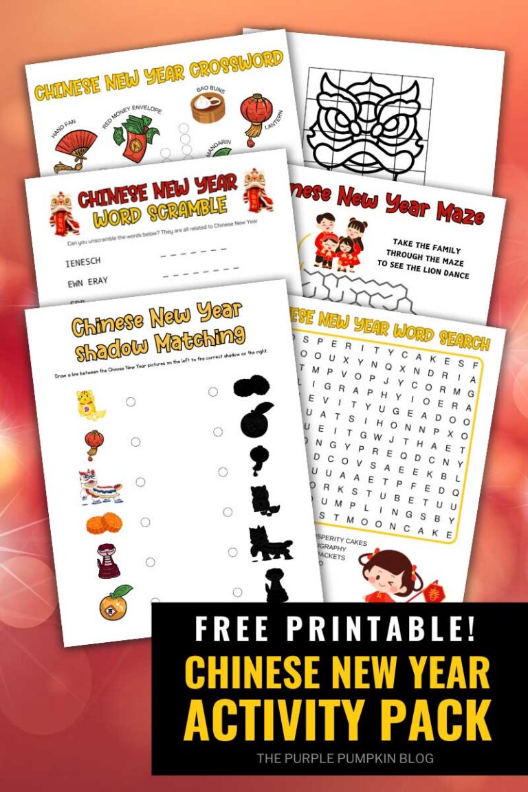 Free Printable Chinese New Year Activities Pack Year of the Rabbit