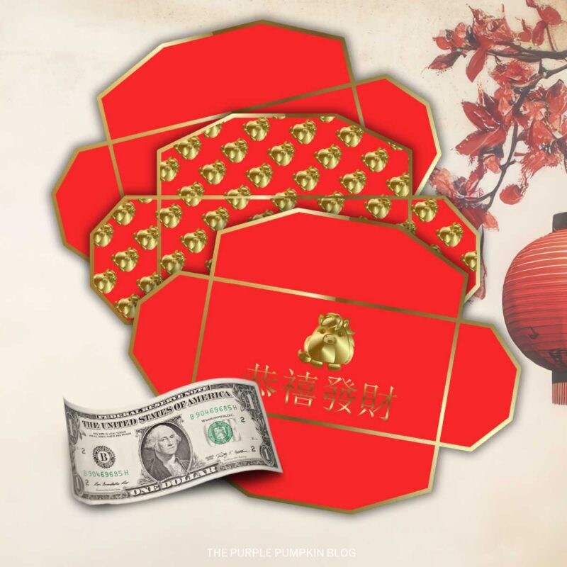 Free Printable Red Money Envelopes for Chinese New Year