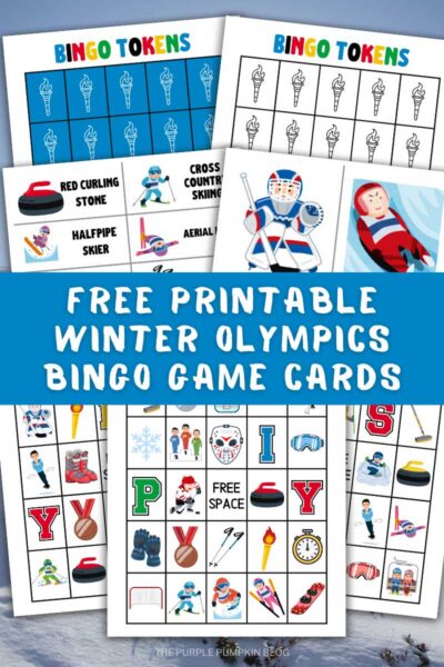 Free Printable Winter Olympics Bingo Cards